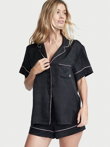 Pijama Short de Satin | Pijamas - victoriassecretbeautygt